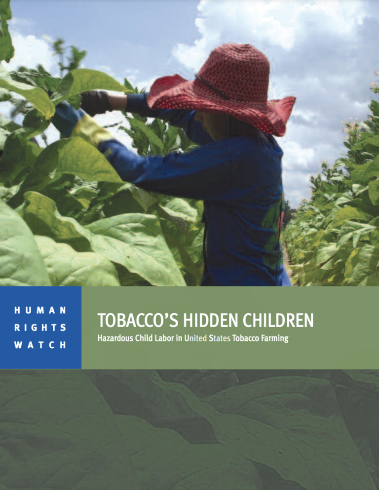 Tobacco s Hidden Children RESPECT Tobacco s Hidden Children RESPECT
